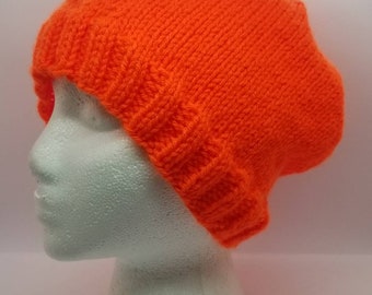 Orange Winter Hat | Etsy