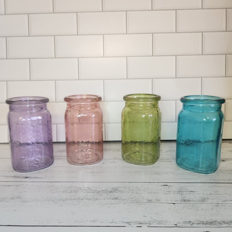 Colored Mason Jars - Etsy