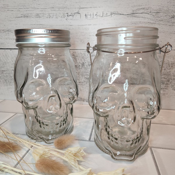 Skull Spice Jars With Rack - Etsy