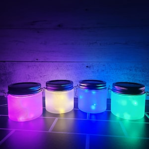 Solar Mason Jar Lid Lights – 6 Pack | Regular or Wide Mouth | Fairy ...
