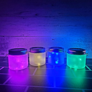 Solar Mason Jar Lid Lights – 6 Pack | Regular or Wide Mouth | Fairy ...