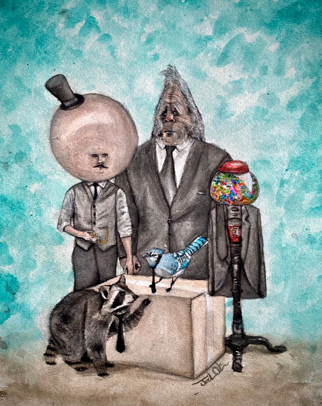 Just a Regular Show Formal Signed Print | 8.5”x11” Original Art Print ...