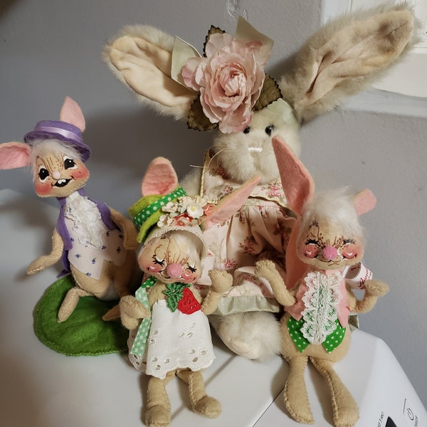 1960s Vintage Stuffed Rabbit Bunny - Etsy