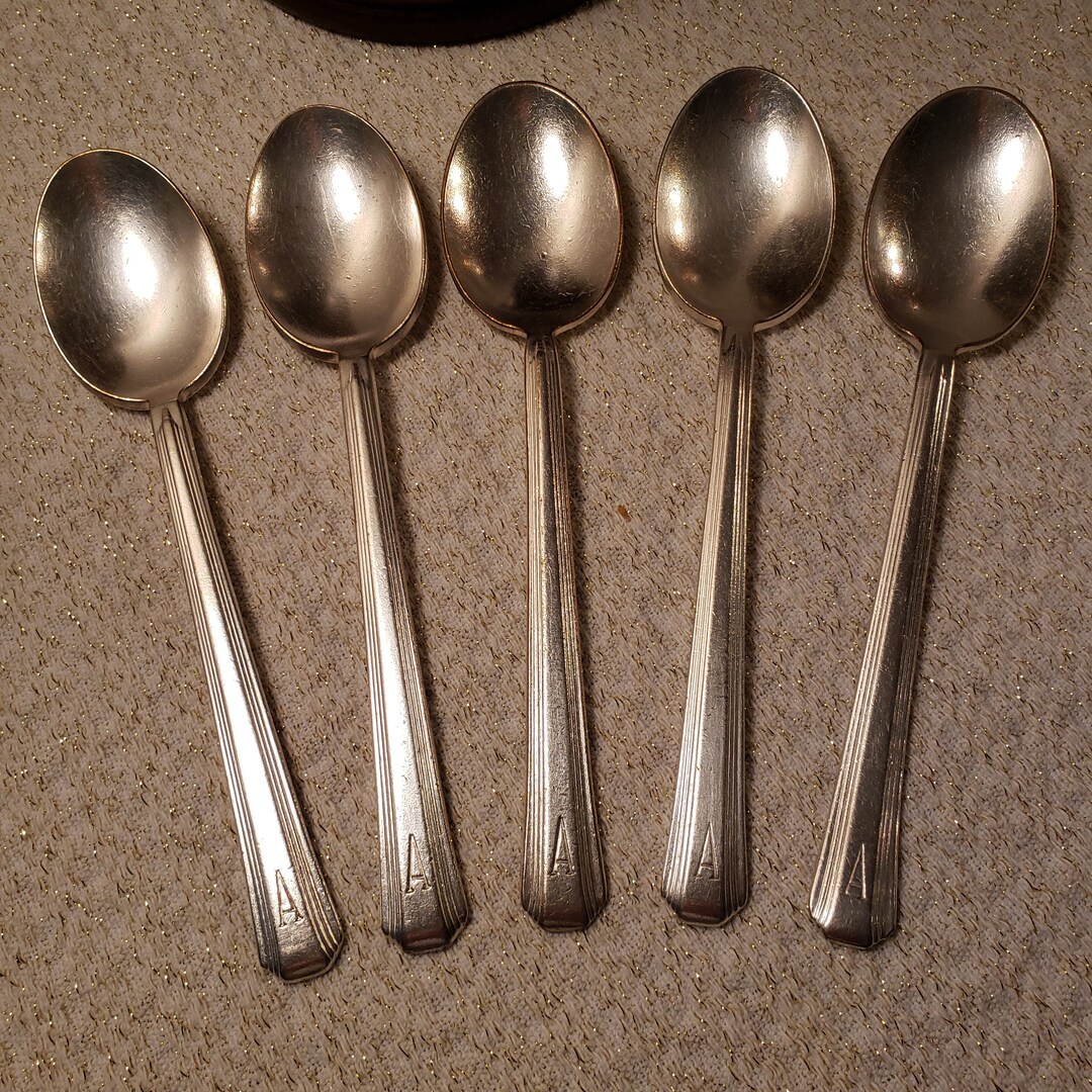 Vintage Ambassador Hotel Spoons 5 International Silver - Etsy