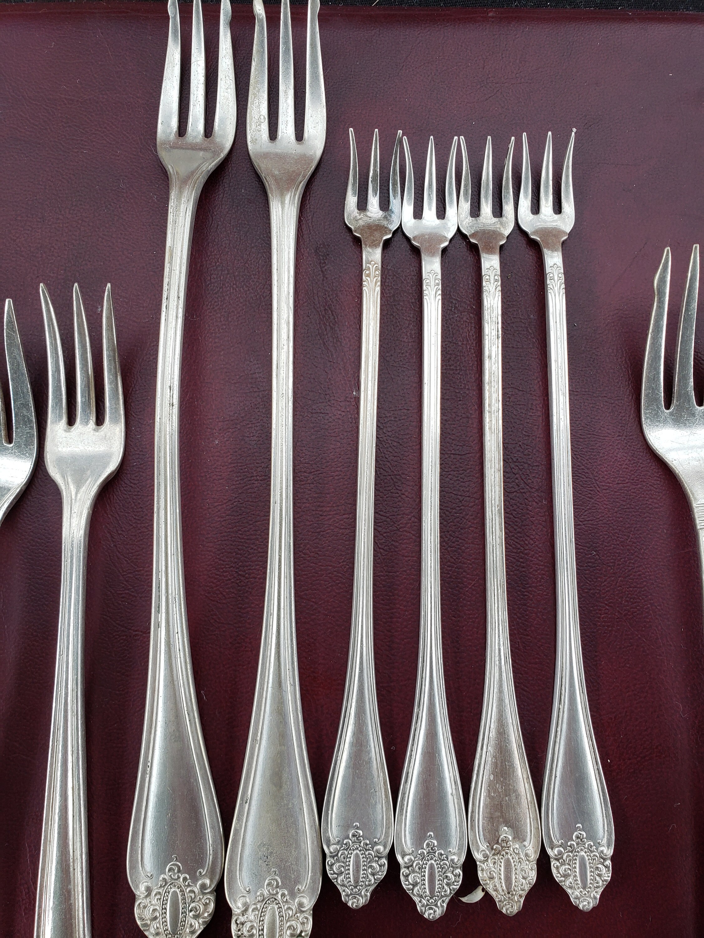Hotel, Cocktail, Diner, Ships Forks, Vintage , Sheraton, Ronnie's, U.S ...