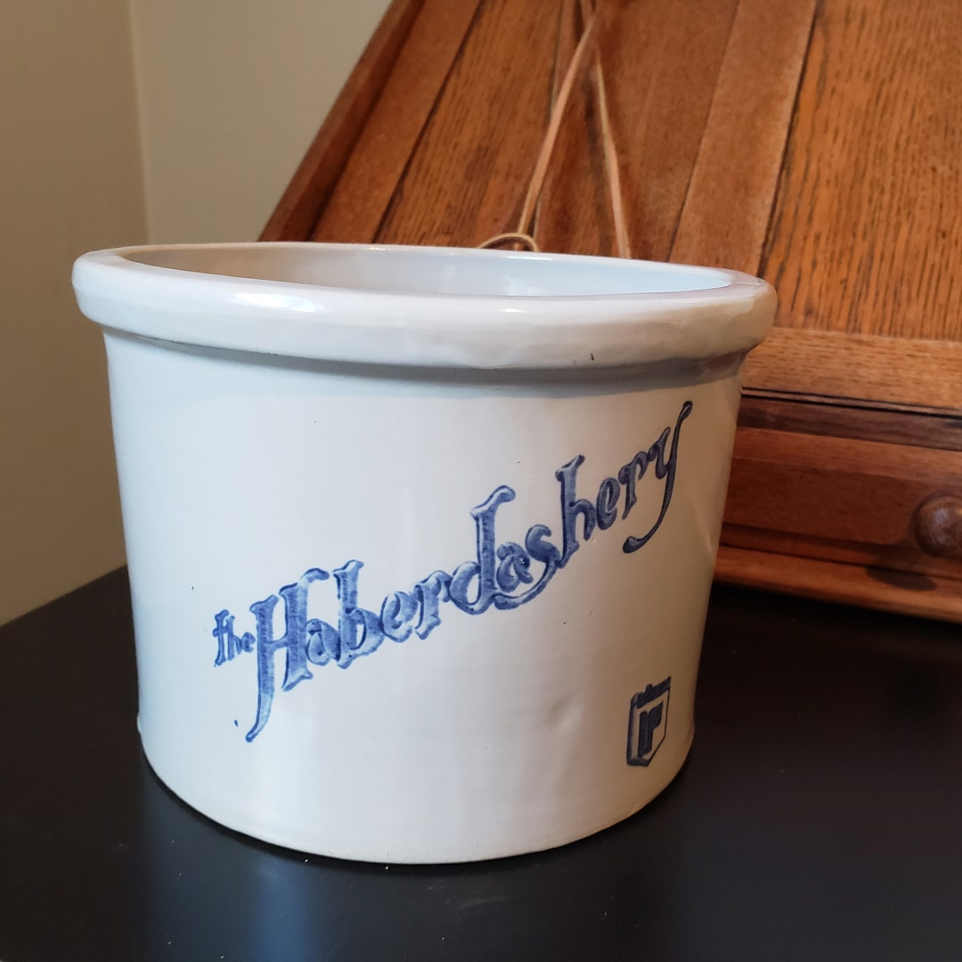 Vintage Butter Crock, the Haberdashery, Radisson Hotel, 2lb ...