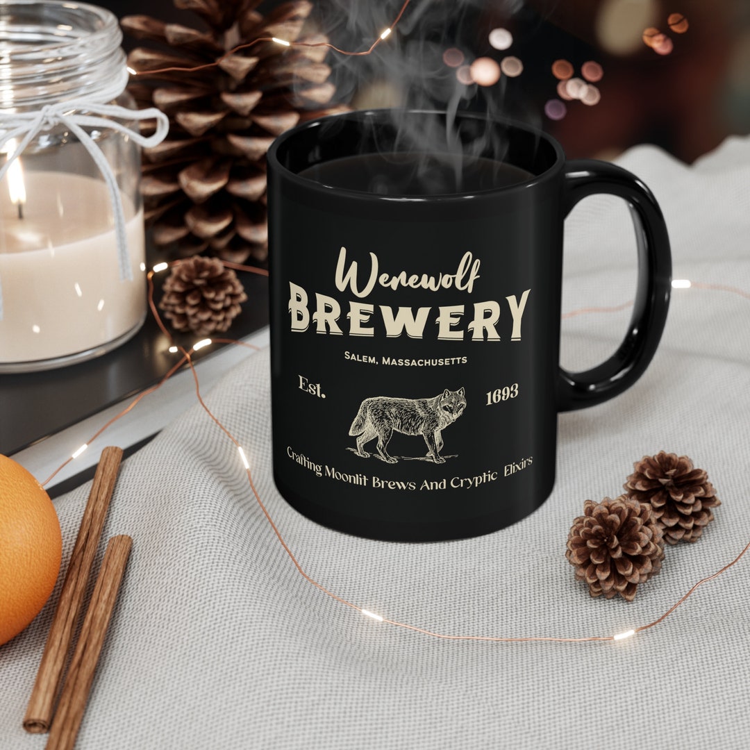 Werewolf Brewery Ceramic Mug Sip in Moonlit Brew Magic 11oz - Etsy