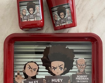 Boondocks Smoke Tray Set Rolling Tray - Etsy
