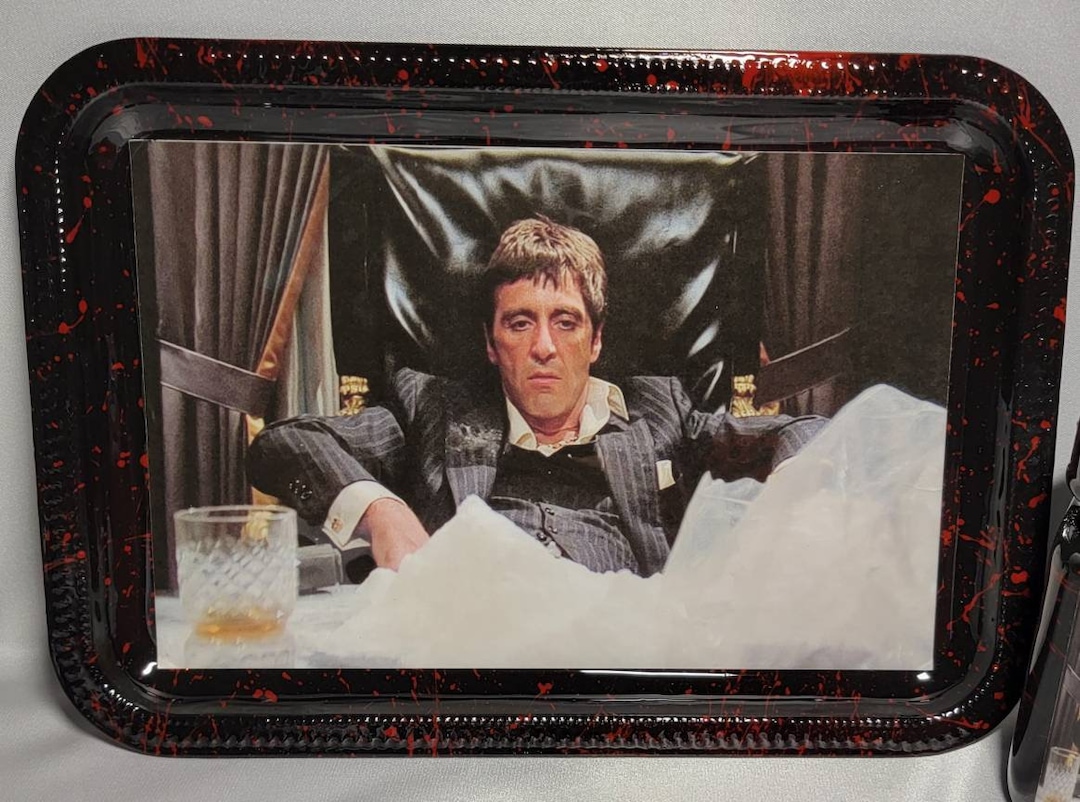 Scarface Tony Montana Rolling Tray Set - Etsy