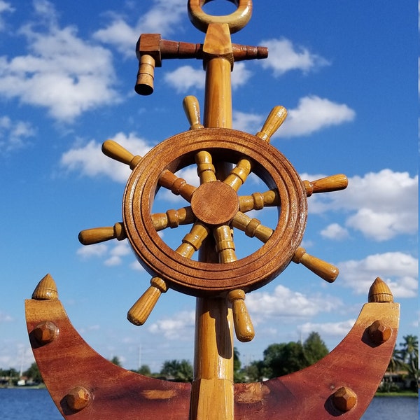 Ship Wheel Decor - Etsy