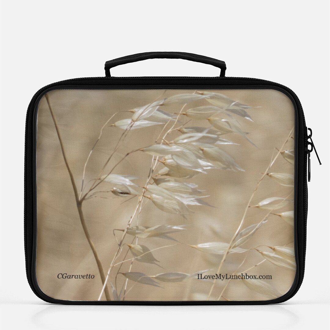 Oat Grasses in a Field, Photo on a Lunch Box Tote Bag - Etsy