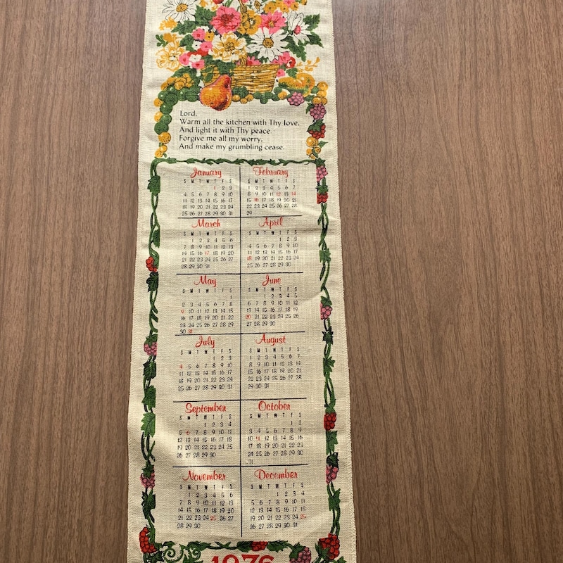 2026 Cloth Calendars - Etsy