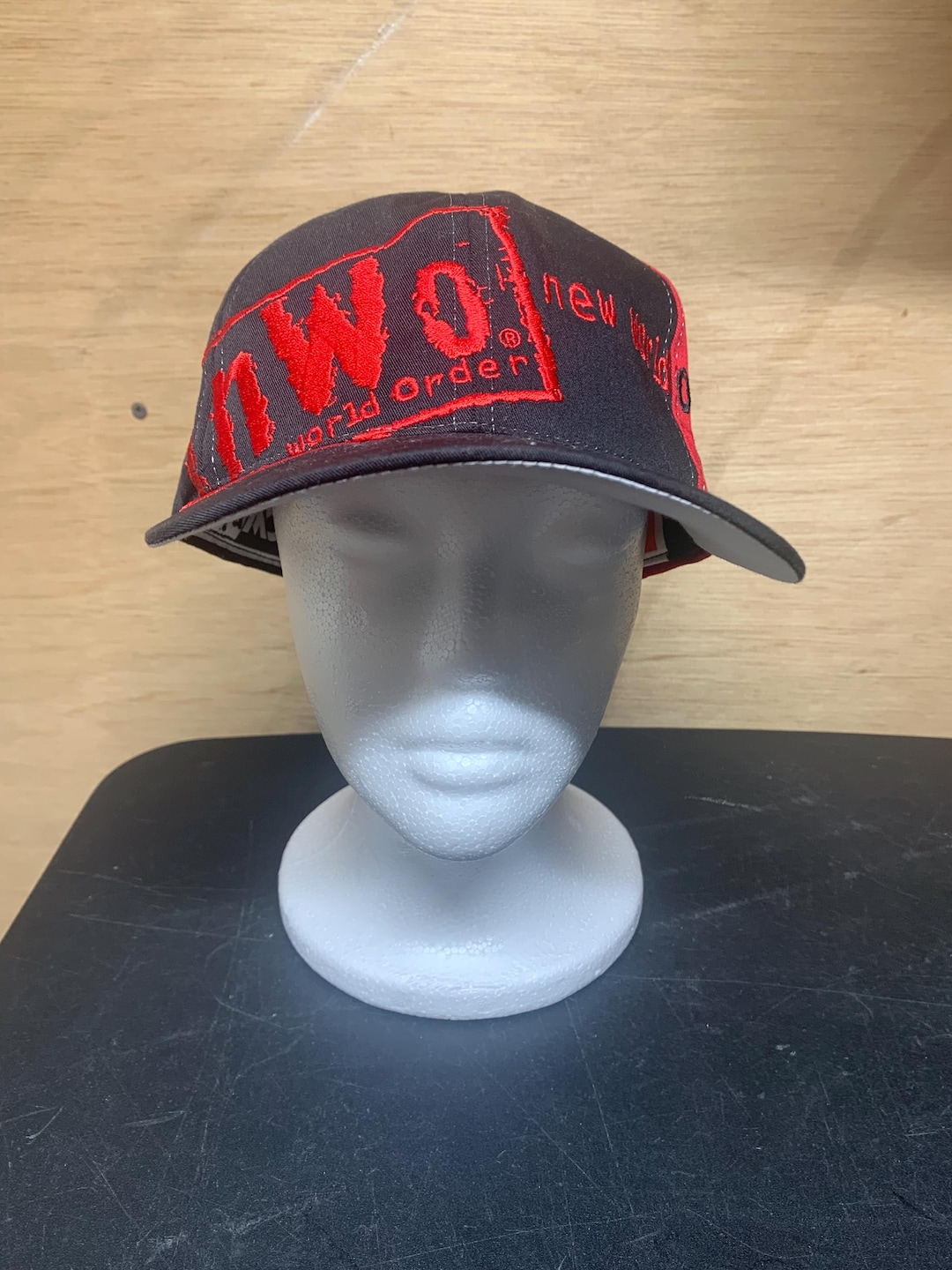 Vintage 1998 NWO New World Order WCW SNAPBACK Hat Wrestling - Etsy
