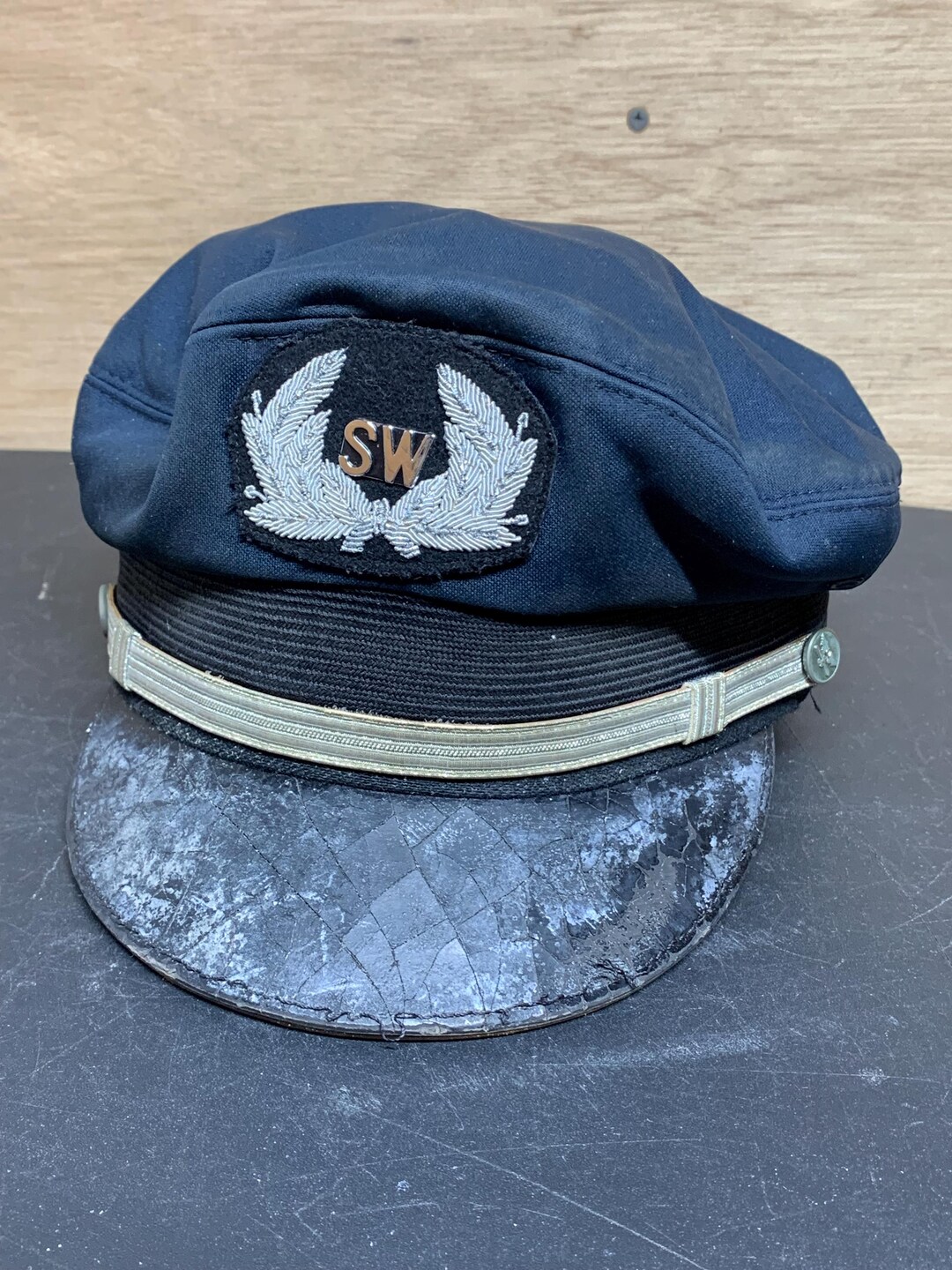 Vintage 1960's South West Airlines Pilot Hat - Etsy