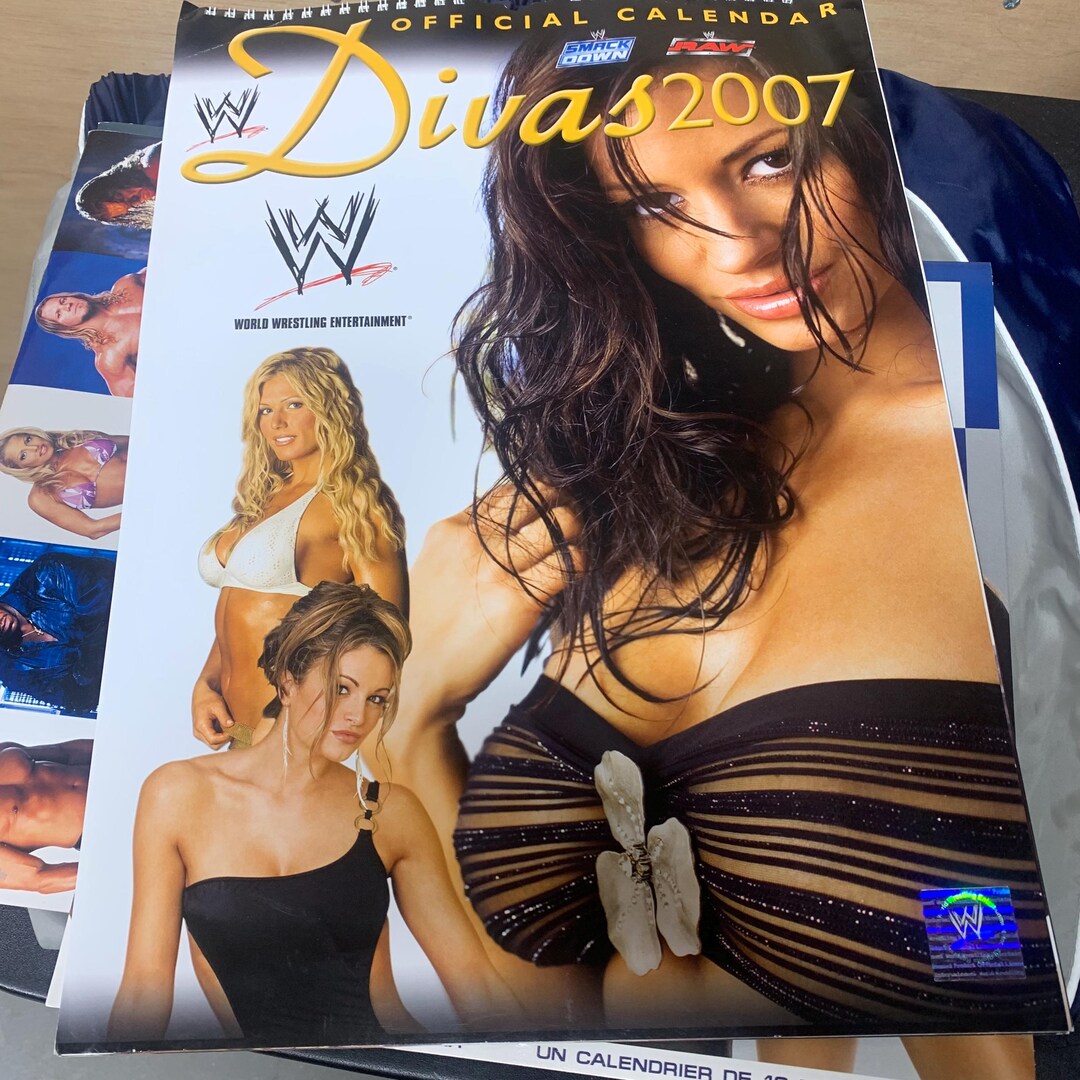 Vintage WWE Divas Wrestling Calendar 2006-2007 Unused Women's Wrestling - Etsy