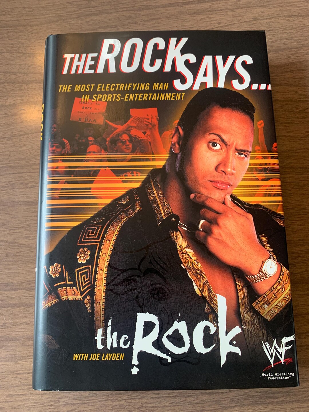 Vintage Wrestling Book "the Rock Says" the Rock With Joe Layden ...