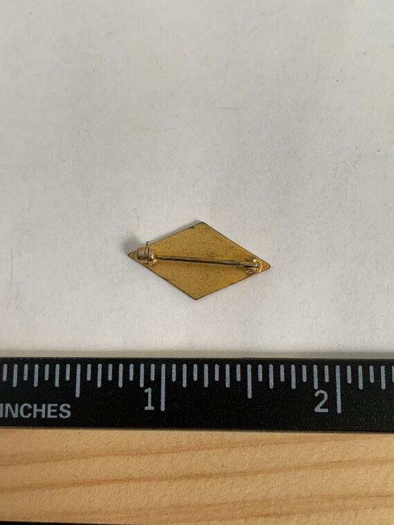 Vintage Junior Life Saving Service Lapel Enamel Pin - Gem