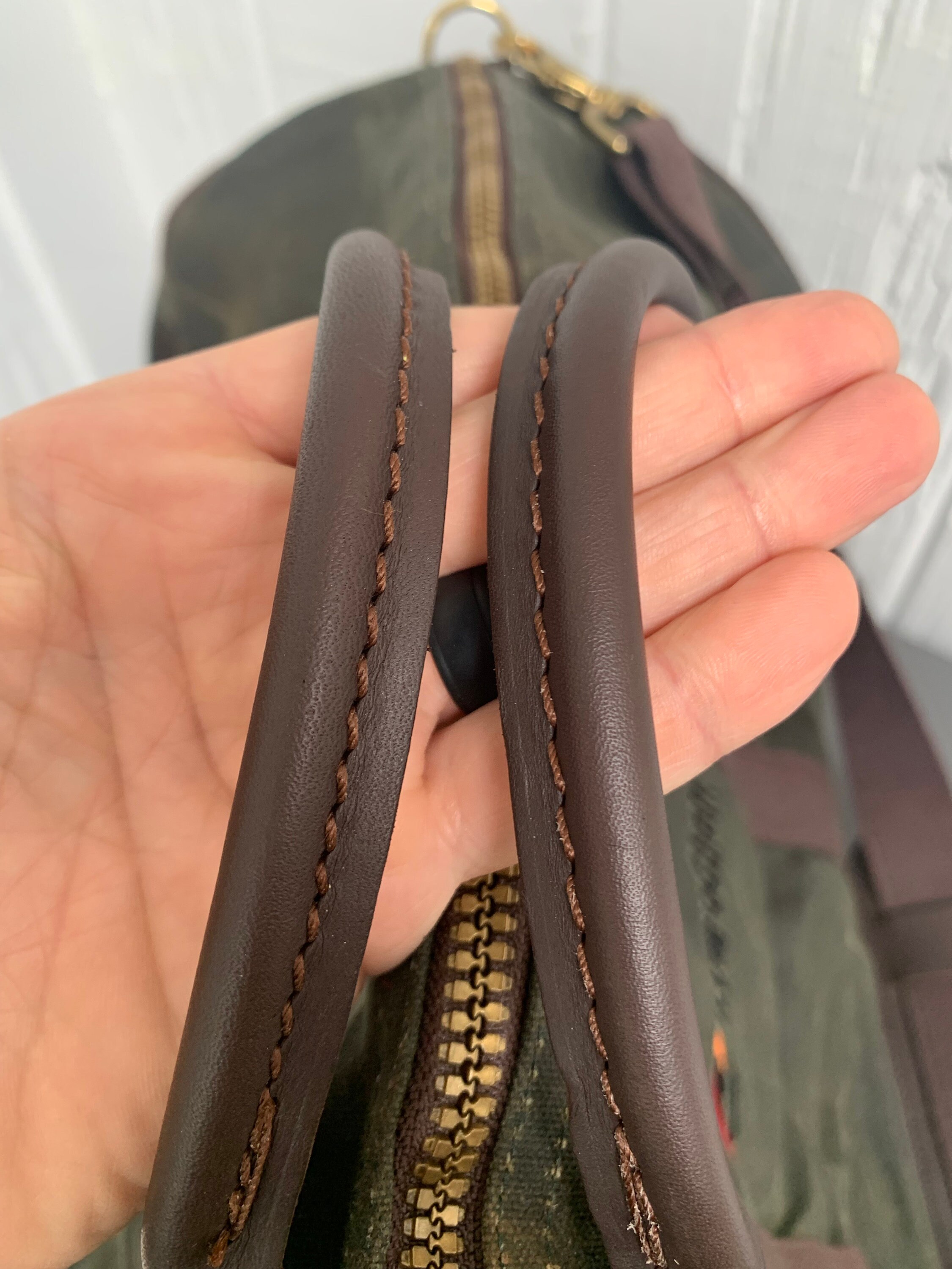 VINTAGE LL Bean Tote Duffle Bag Oil Cloth Wax Canvas Unused - Etsy