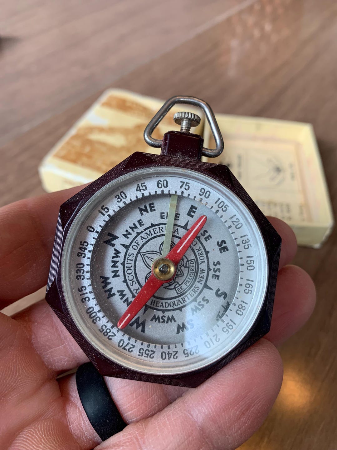 Vintage 1940s-50s TAYLOR Official Boy Scouts of America COMPASS & Box ...