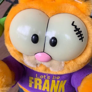 Vintage Halloween Garfield Let's Be Frank 1978 Frankenstein Eyes ...
