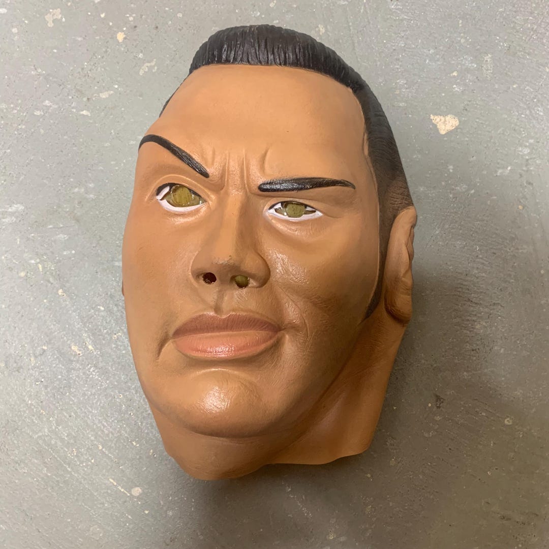 Vintage Looks Unworn WWF the Rock Dwayne Johnson 1998 Cesar Mask Titan ...