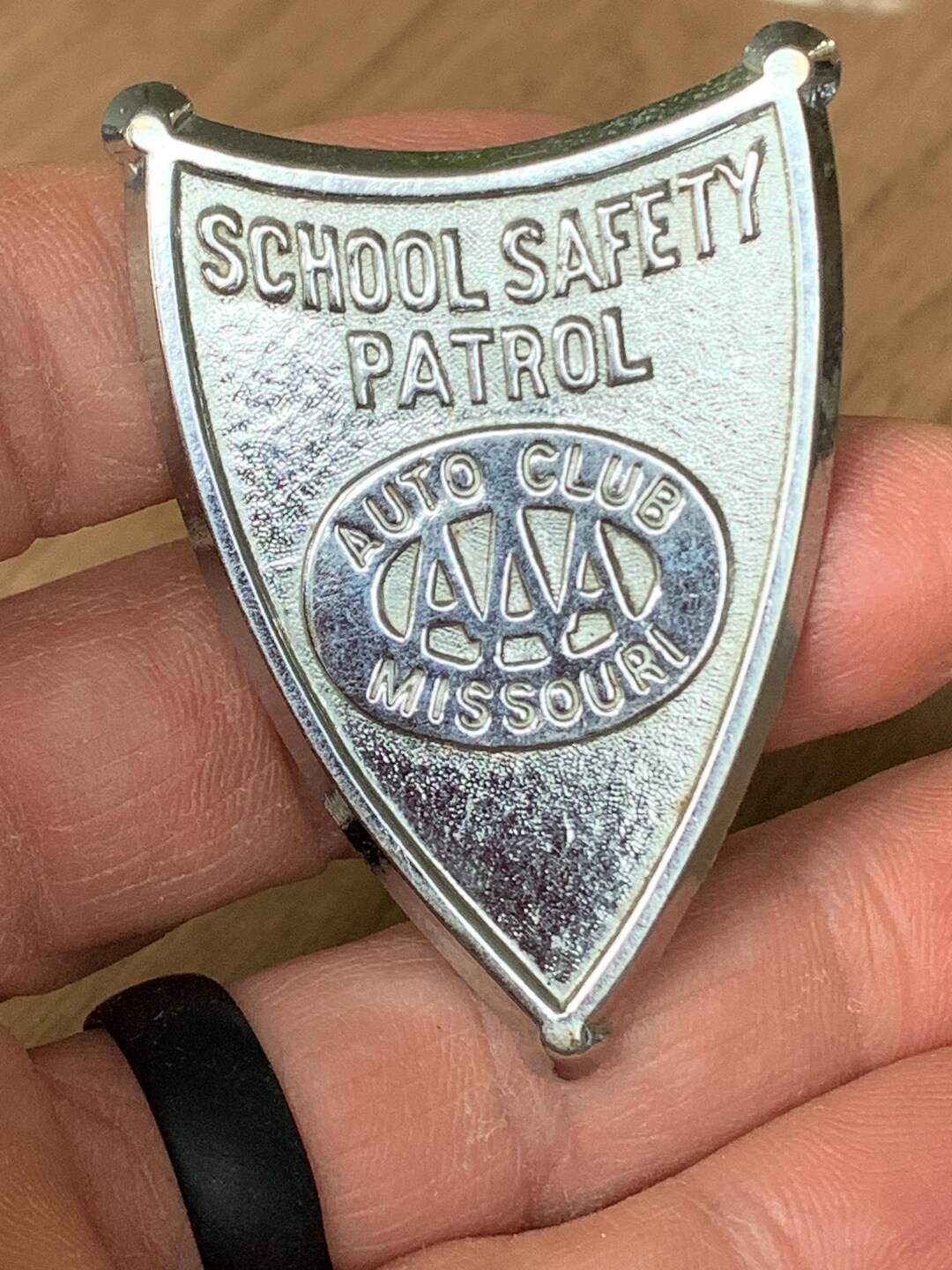 Vintage School Safety Patrol Missouri AAA Auto Club Badge Shield - Etsy