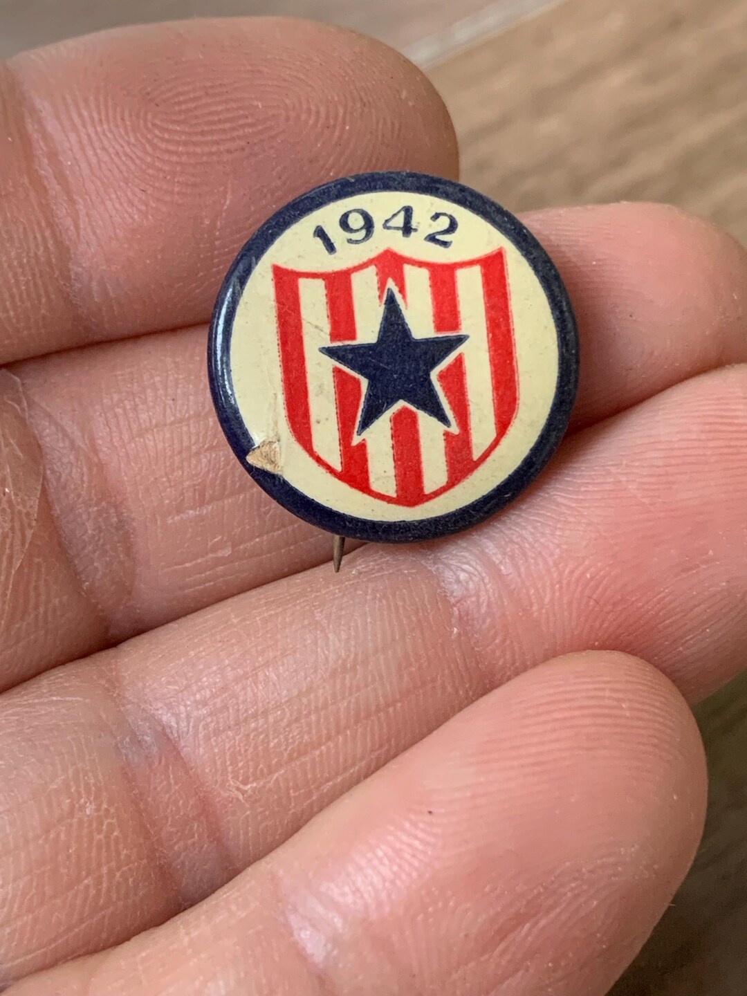 Vintage 1942 Son in Service Pinback Button Pin Military - Etsy