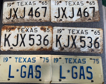 1965 License Plates - Etsy
