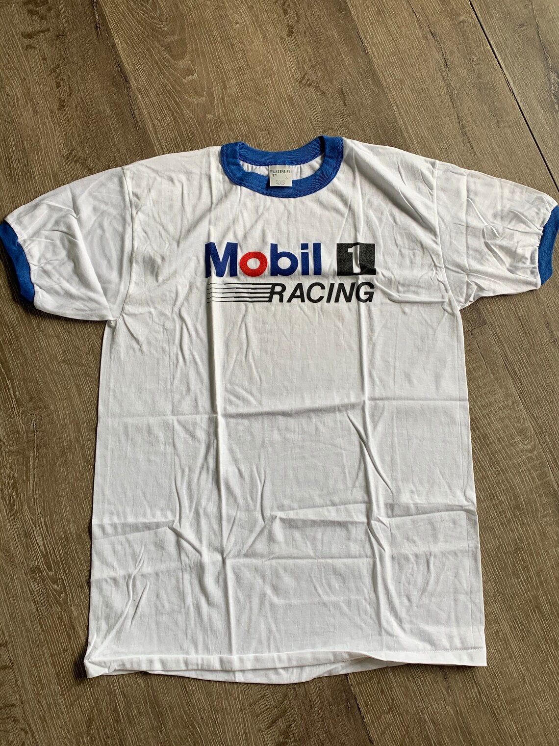Vintage Mobil One Racing Oil camiseta Ringer Single Stitch new | Etsy