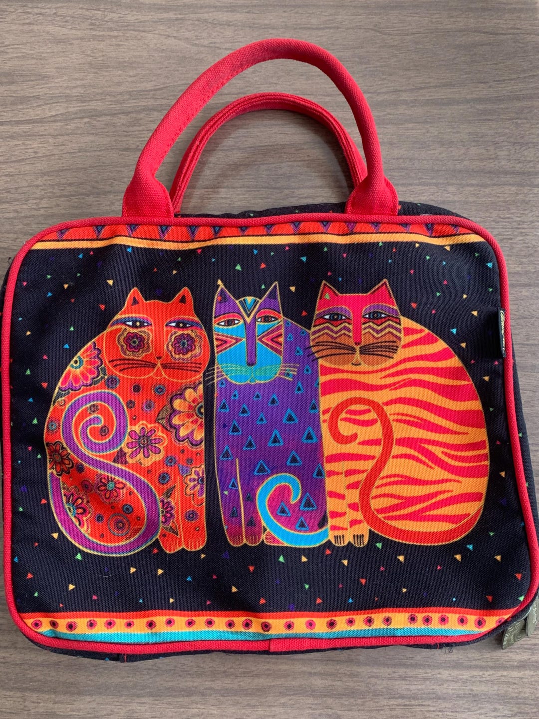 Laura Burch Cats Make-up Bag for Travel Excellent Used Condition - Etsy