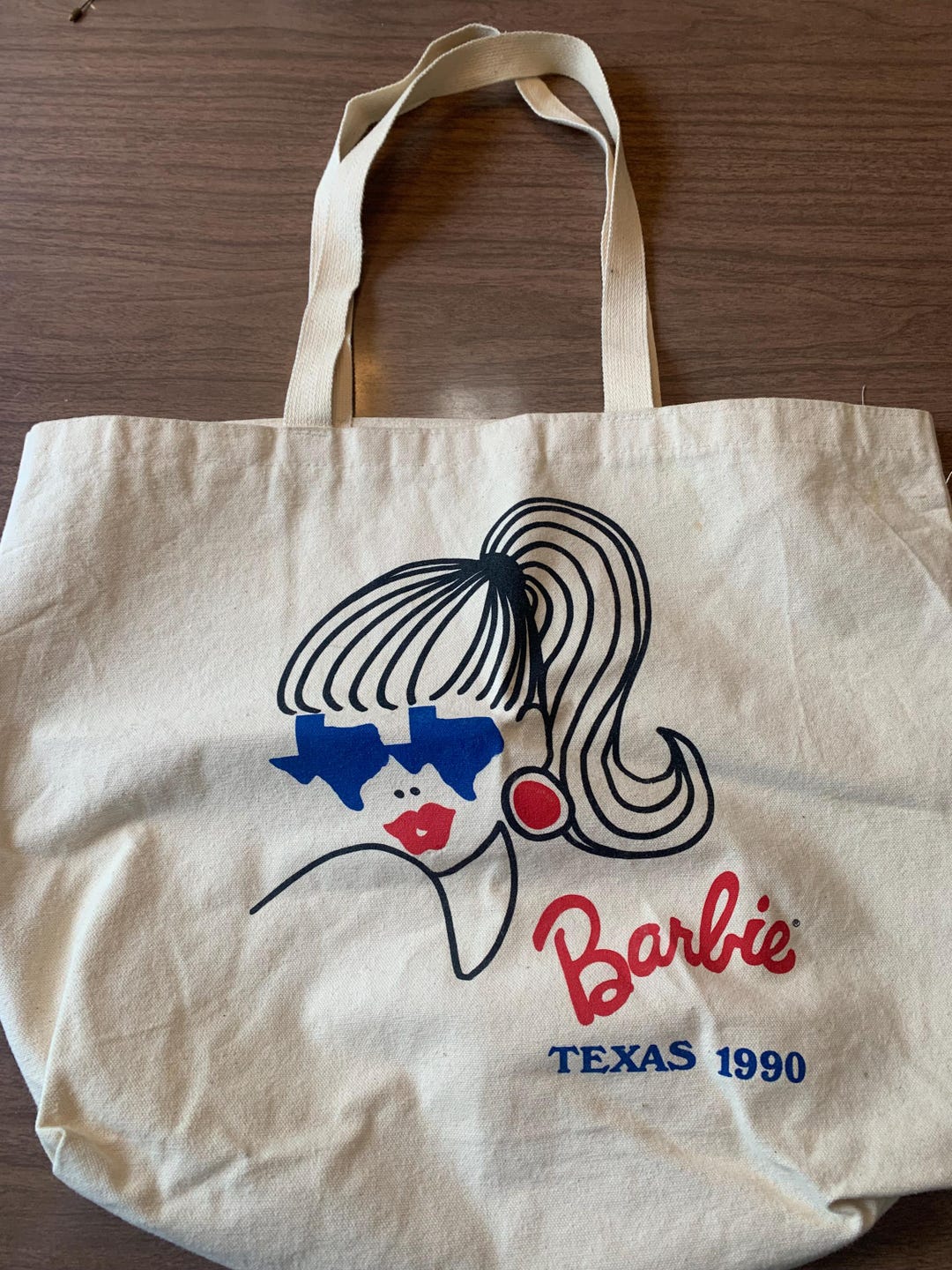 Vintage Large Barbie Tote From Dallas Texas Museum From 1990 - Etsy