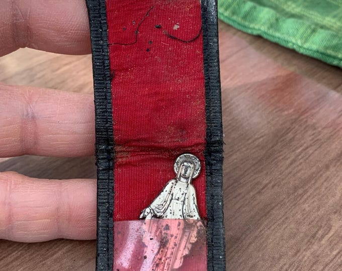 Antique Prayer Pocket Religious Charm Virgin Mary - Etsy
