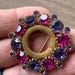 Vintage Weiss Costume Jewelry Round Rhinestone Brooch - Etsy