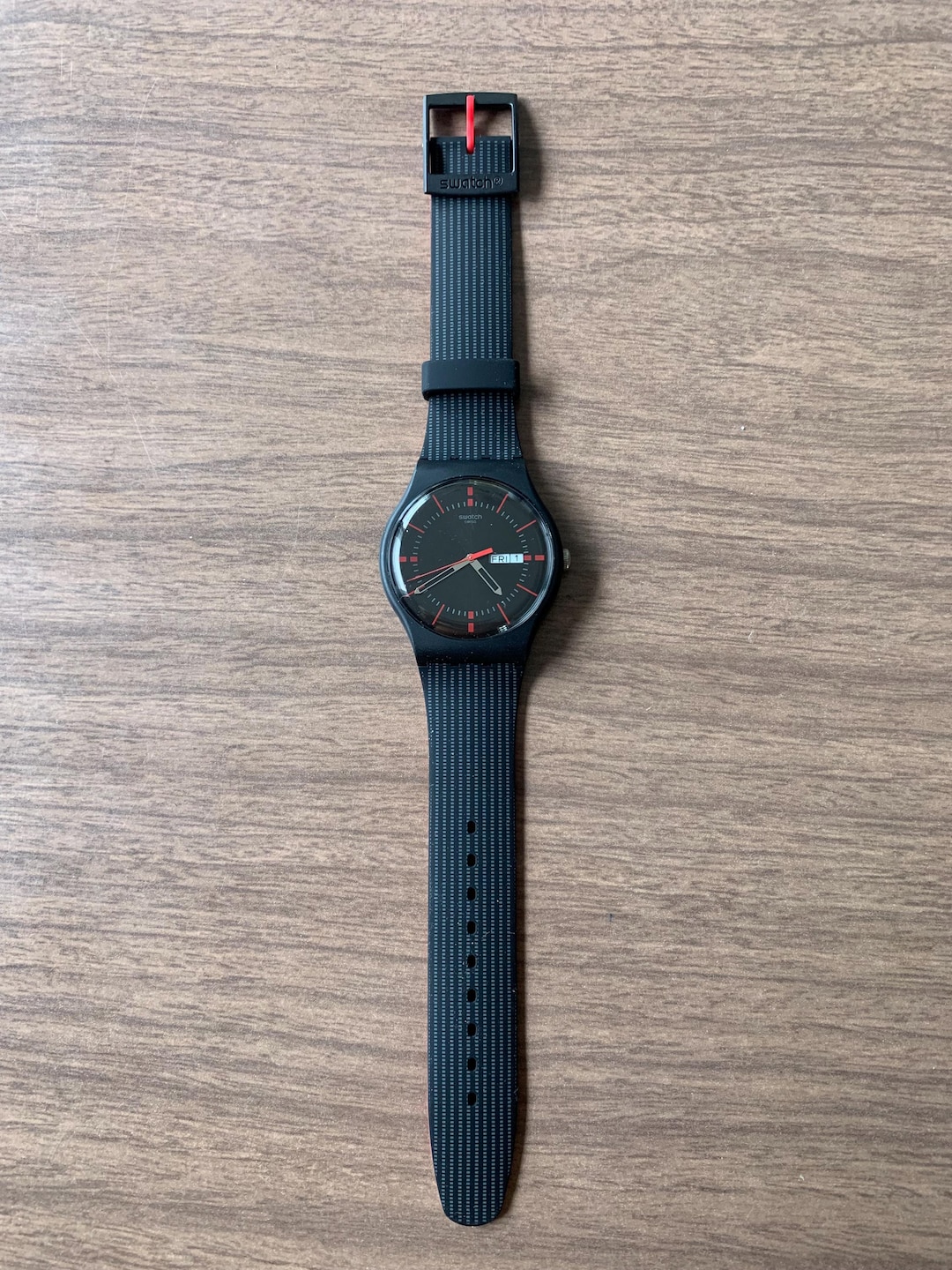 Swatch Watch 41mm Day Date GAET SO29B710-S14 Like New Needs Battery - Etsy