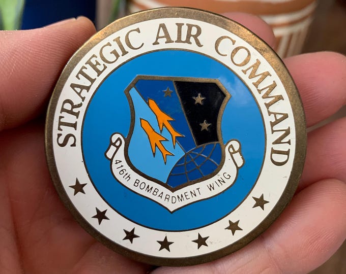 Vintage Military Paperweight Strategic Air Command 416th Bombardment ...