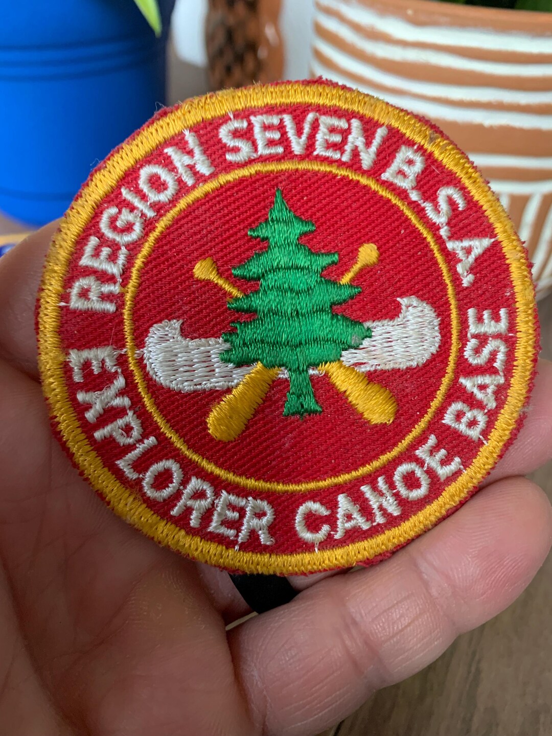 Vintage Explorer Canoe Base Region Seven B.S.A Uniform Patch - Etsy