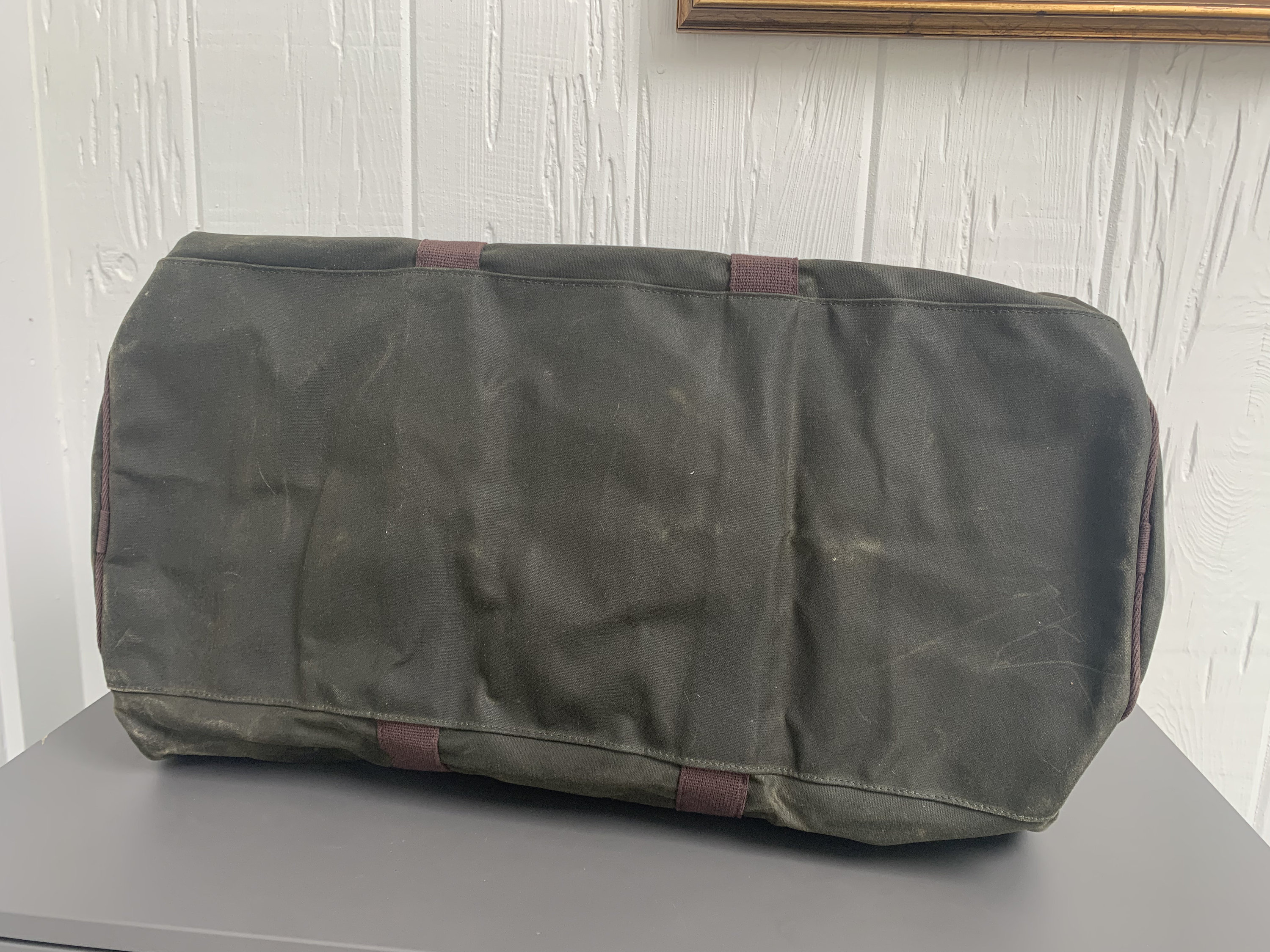 VINTAGE LL Bean Tote Duffle Bag Oil Cloth Wax Canvas Unused - Etsy