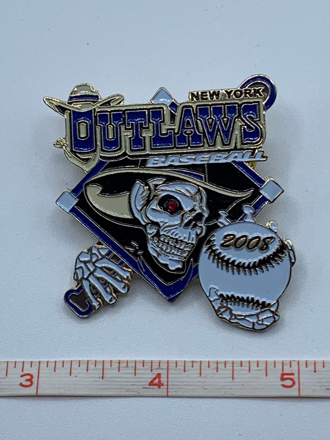 Vintage New York Outlaws Baseball Pinback Button Little League 2008 - Etsy