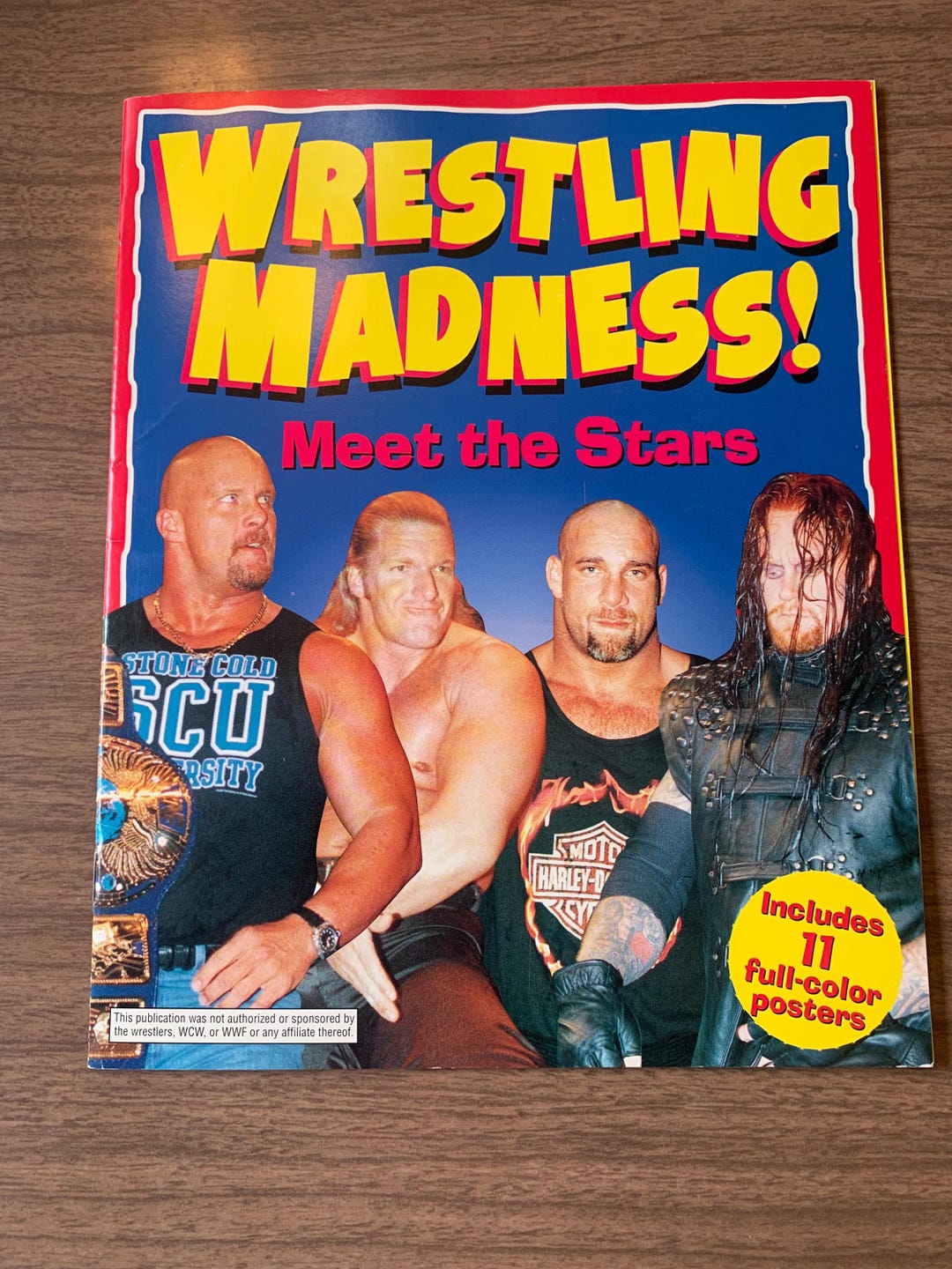 Vintage Wrestling Madness Magazine Book With 11 Posters WWF WWE - Etsy