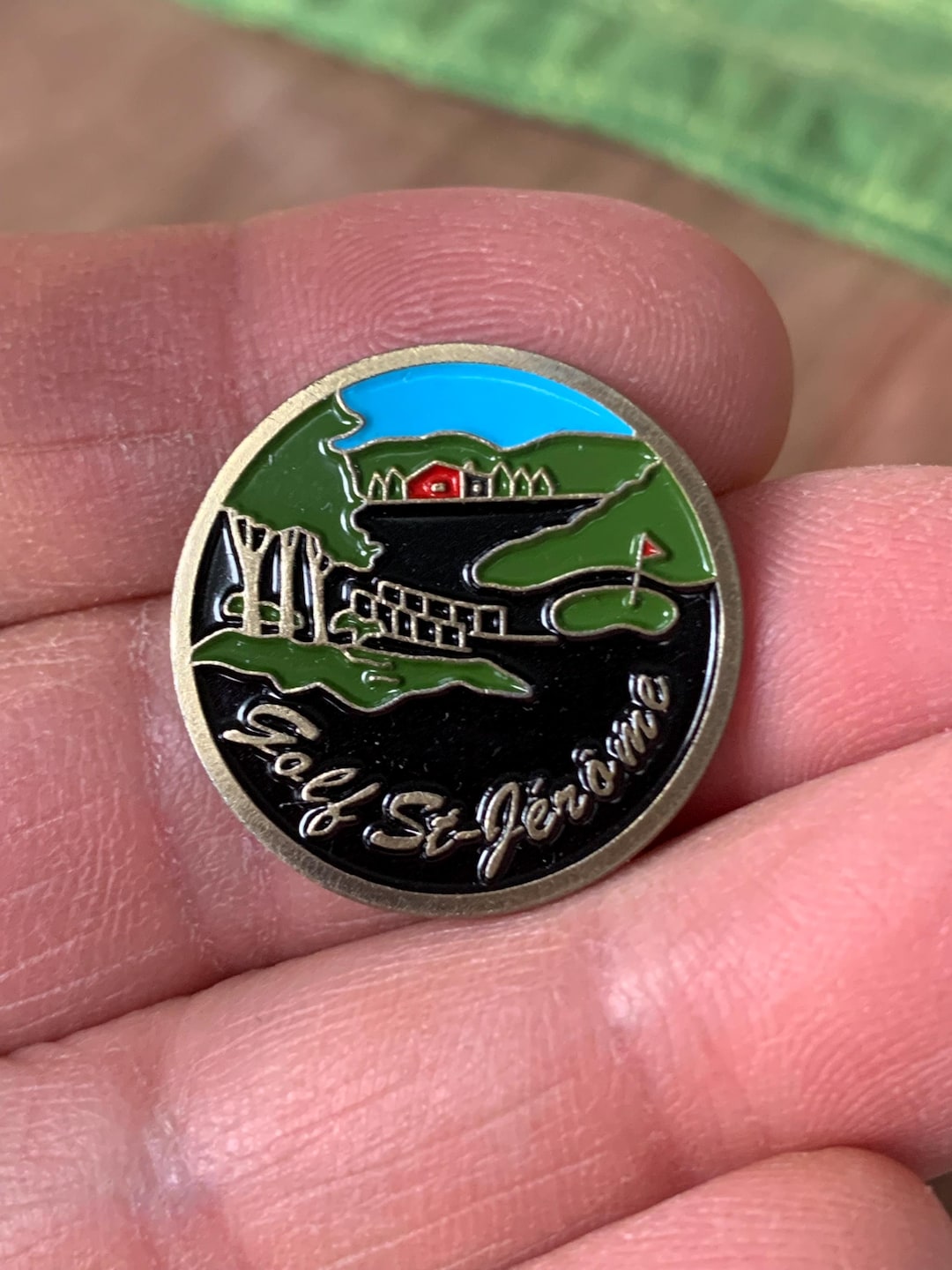 Club De Golf St-jérôme Golf Club Metal Golf Ball Marker Quebec - Etsy