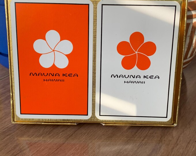 Vintage Mauna Kea Hawaii Playing Cards Set Includes Two Decks - Etsy
