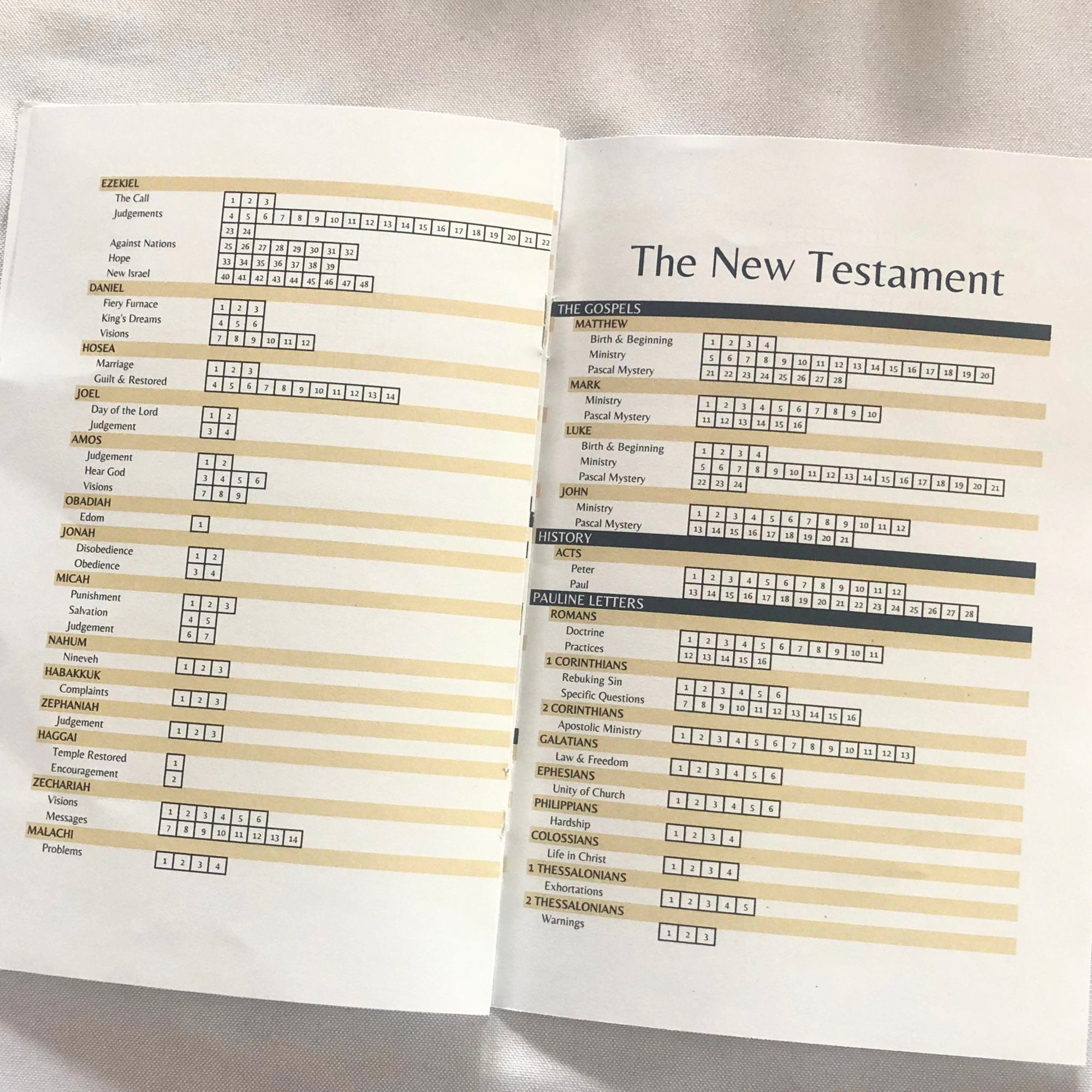 Catholic Bible Reading Chart Tracker - Etsy