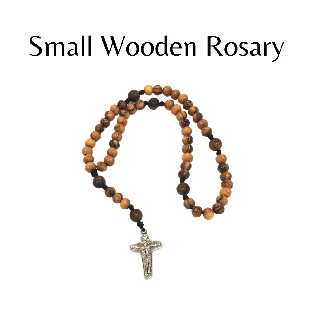 Small Wooden Rosary to Carry Everywhere - Etsy