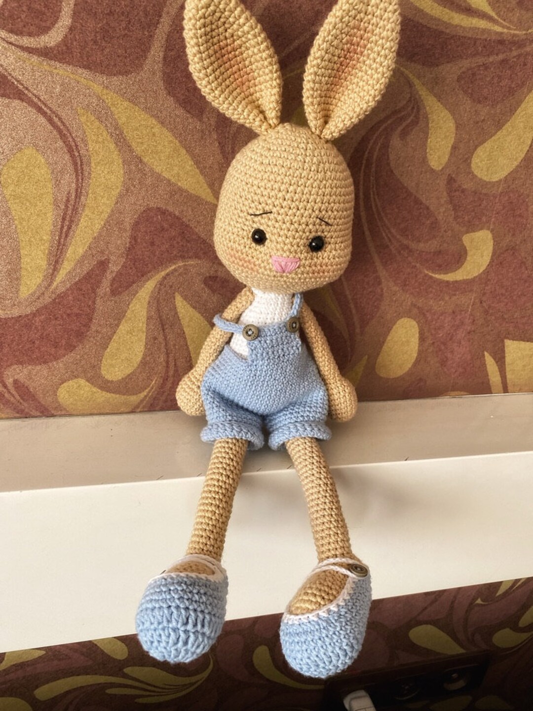 Handmade Crochet Rabbit Toy Soft and Cuddly Stuffed Animal - Etsy