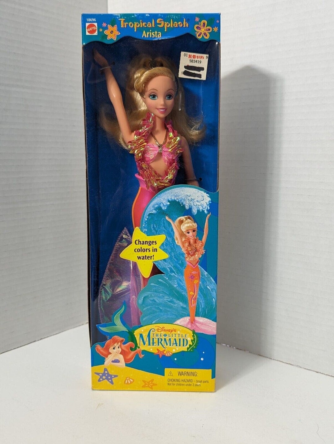 1997 Tropical Splash Arista Doll the Little Mermaid Disney Ariel Friend ...
