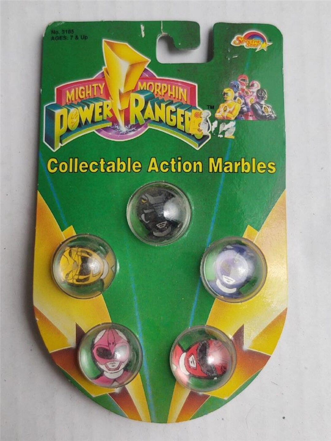 1993 Spectra Star Mighty Morphin Power Rangers Marbles New in - Etsy