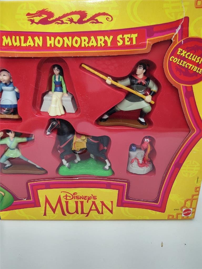Mattel Disney Mulan Honorary Set 6 Piece Figure Set New in Box - Etsy