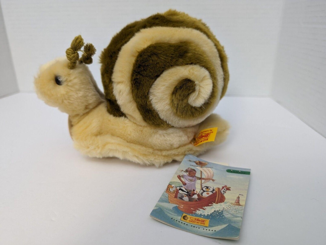 Steiff Germany 094835 Cosili Plush Snail Schnecke Stuffed Animal Plush ...