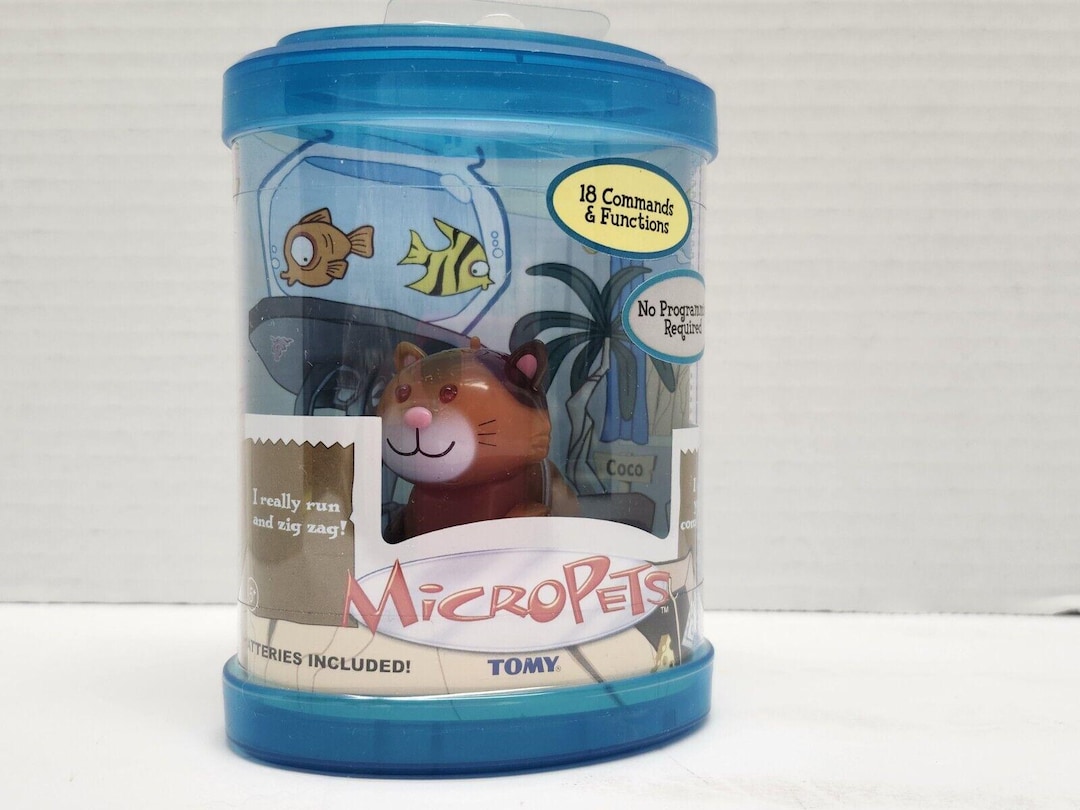 Vintage 2002 Micropets by Tomy Coco the Cat Voice Response New in ...