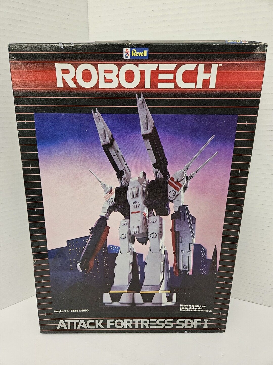Vintage 1985 Revell Robotech Attack Fortress SDF I Model Kit New in ...